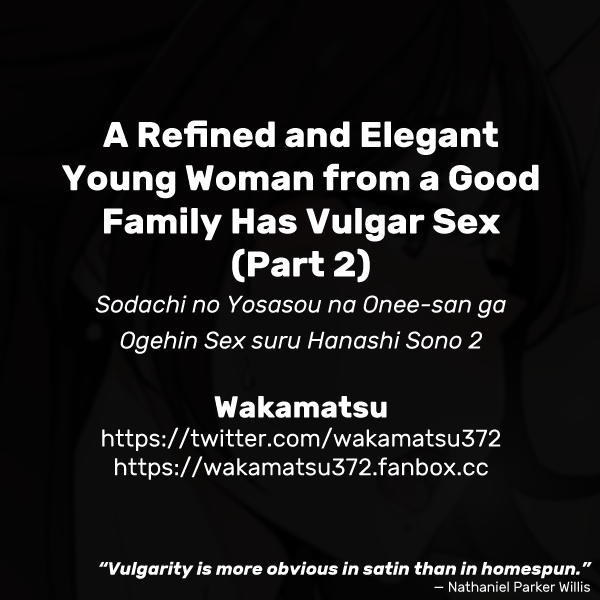 Sodachi No Yosasou Na Onee San Ga Ogehin Sex Suru Hanashi Sono 2 A